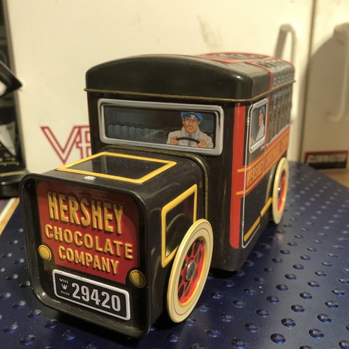 Vintage Reproduction Tin Truck Toy Hershey Chocolate Co Delivery Milk ...