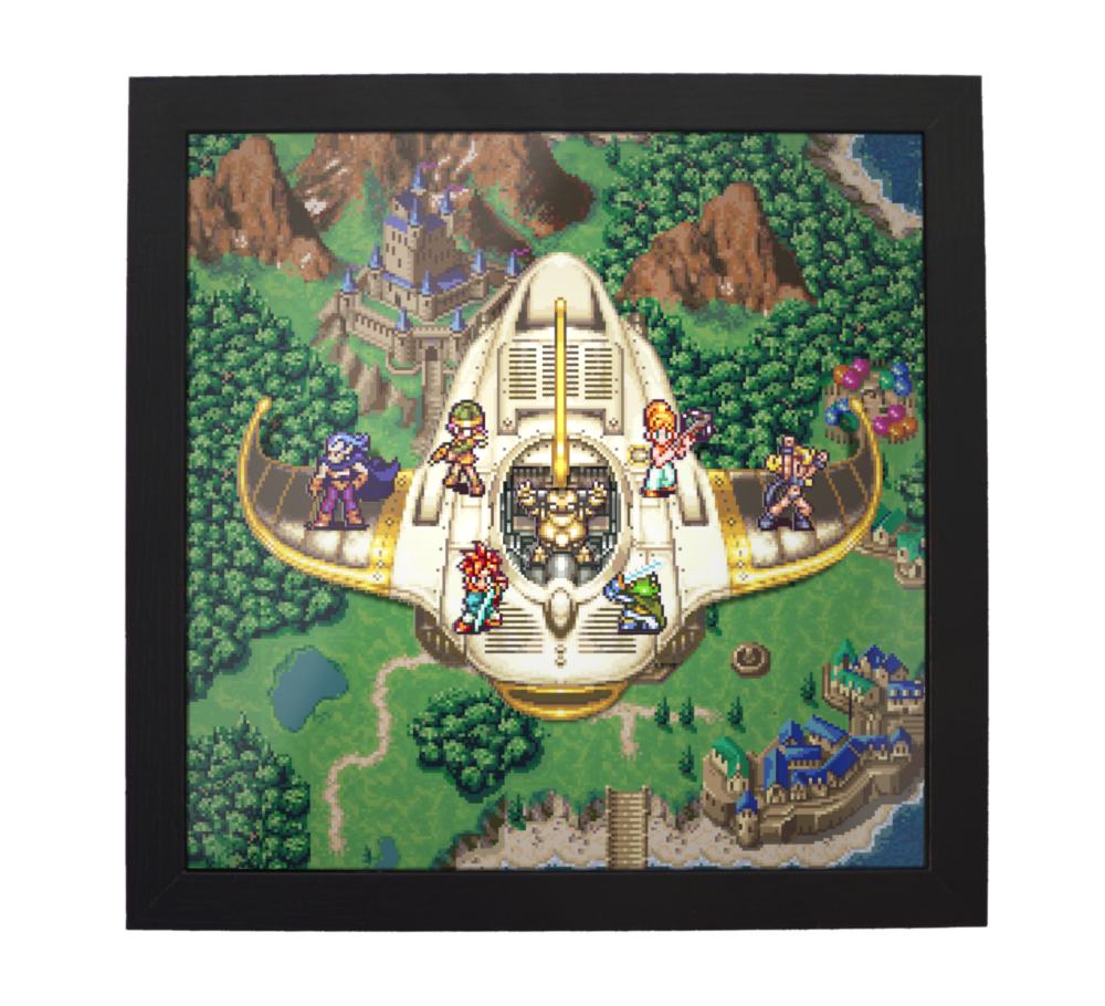 Chrono Trigger (Epoch) - 3D Shadow Box Frame (9" x 9") Gaming Art | eBay UK