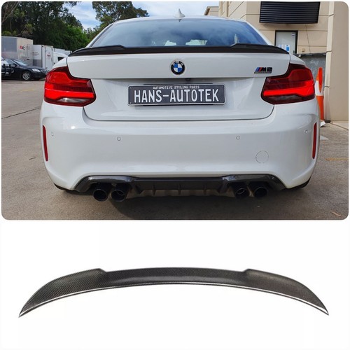 CS STYLE FULL CARBON FIBER REAR SPOILER FOR BMW 2 Series F22& M2 F87 ...