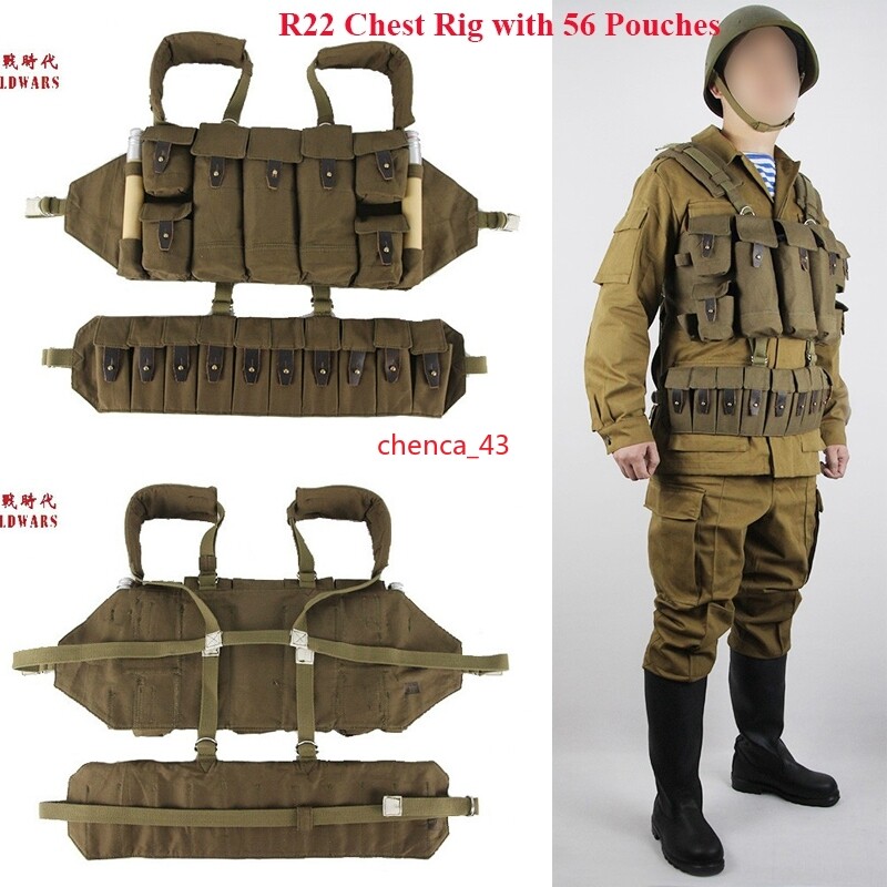 Russian Lifchik Tactical Chest Rig Set R22 Body with Hanging 56 Carry ...
