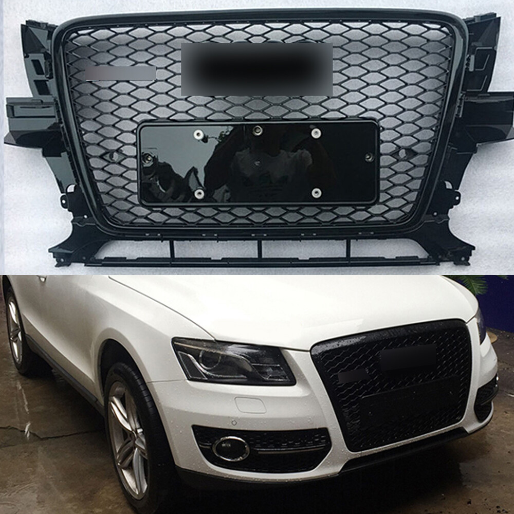 For Audi Q5 2009 2010 2011 2012 Grille RSQ5 Style Honeycomb Grill All ...