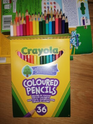 Crayola Colouring Pencils, Pack of 36 | eBay UK