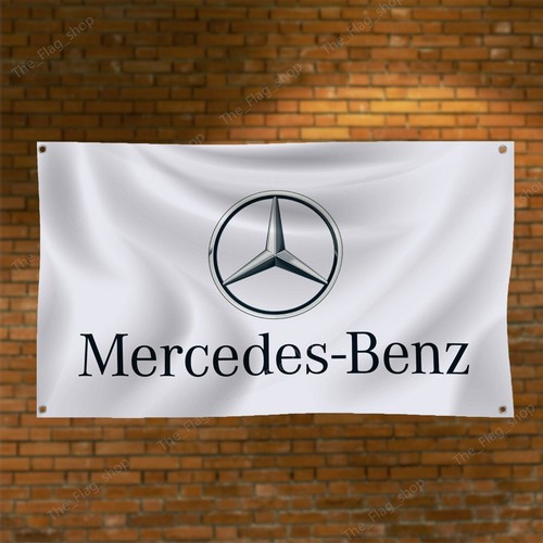 Mercedes Benz Amg Flag Banner 3x5ft Classic Garage Shop Man Cave Wall ...