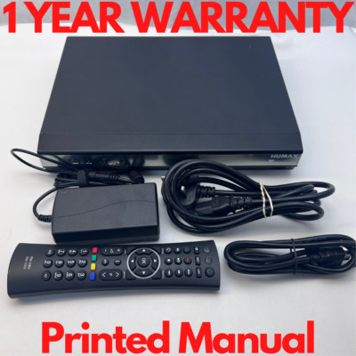 500GB Humax HDR-2000T Freeview+ HD Twin Tuner Terrestrial TV Recorder ...