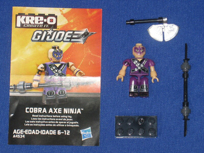 GI Joe Cobra Dice Kreo Mini Figure 2012 Series 1 Complete Hasbro Lego ...