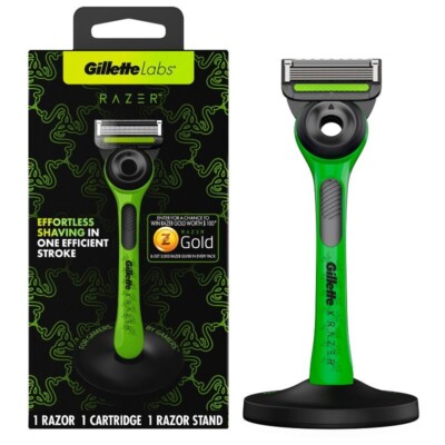 NEW Gillette x Razer Men Razor Limited Edition Gillette Labs Razer ...