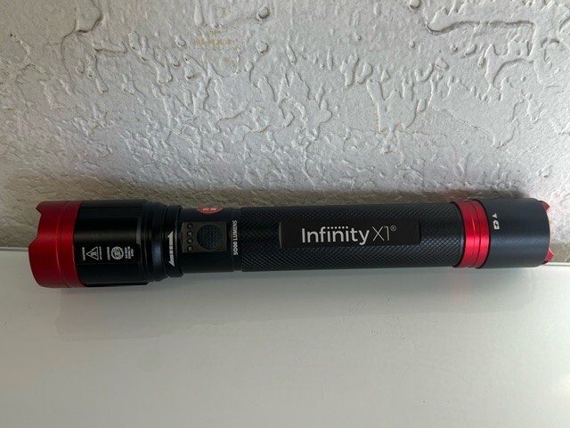 Infinity X1 Flashlight 5000 Lumens - Rechargeable Dual Power Twist ...