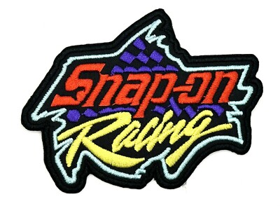 Snap On Tools Racing Black Retro Vintage Style Patch Hat Cap Jacket Sew ...