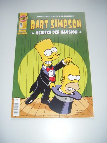 SELTEN Comic * Bart Simpson * Meister der Illusion No. 31 Juni 07 TOP ...