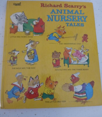 Richard Scarry's Animal Nursery Tales Book Vintage 1975 Golden Book | eBay