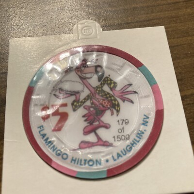 $5 flamingo Hilton Limited laughlin nevada casino chip | eBay