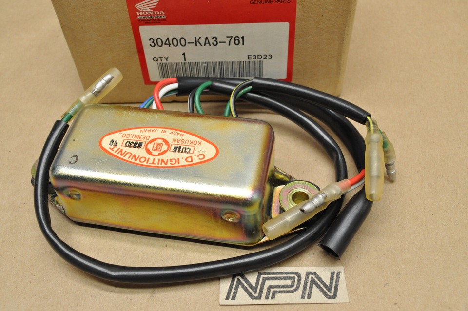NOS Honda 1985 CR125 R Kokusan CDI Ignition Control Module 30400-KA3 ...