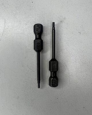 TWO (2) APEX AM-02 SAE 1/16 Power Drive Hex 1/4 Shank 1-15/16" OAL (NEW ...