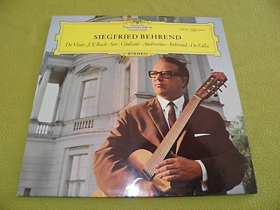 Siegfried Behrend - Classical Guitar / Bach • Ambrosius • De Falla DGG ...