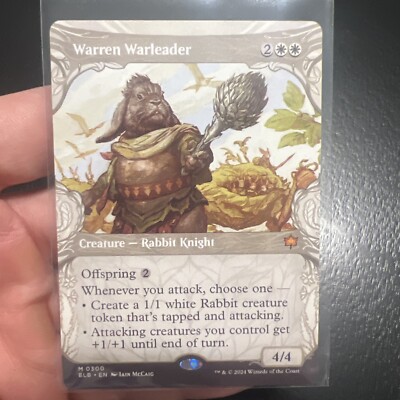 Warren Warleader - Showcase - Bloomburrow #300 Mythic, NM, MTG | eBay
