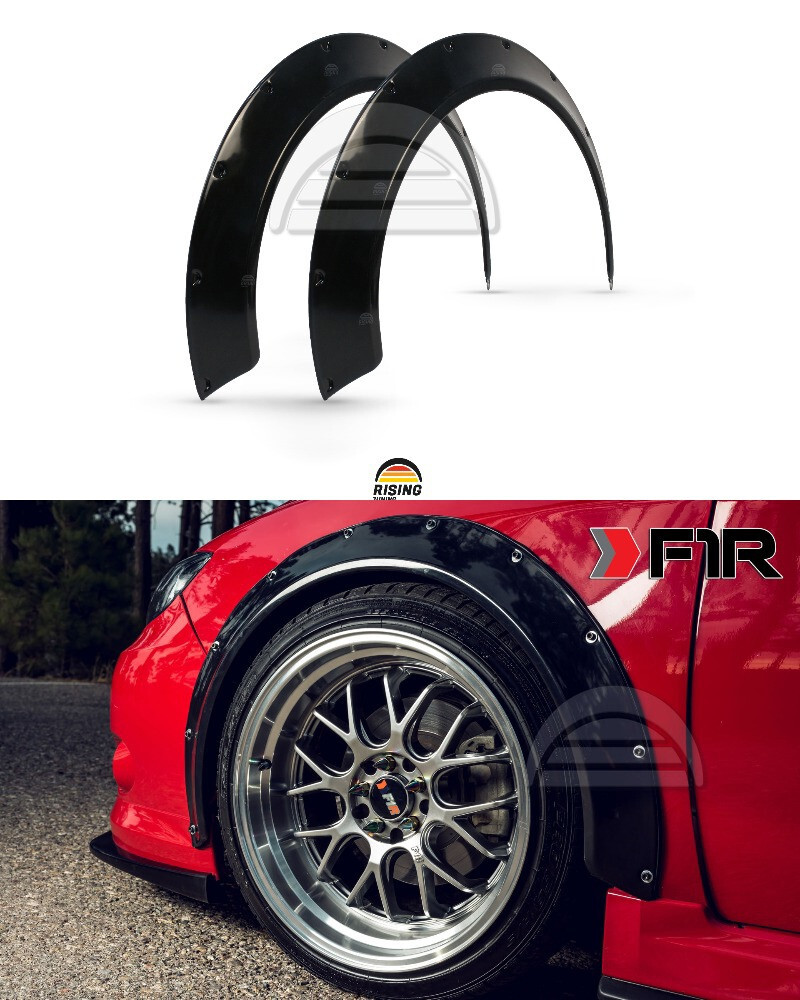 Universal JDM MODERN Fender Flares | 1.6 inches | 40mm | Wheel Arch ...