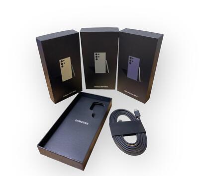 Samsung Galaxy S24 S24 Ultra Box ONLY with OEM USB-C Cable | eBay