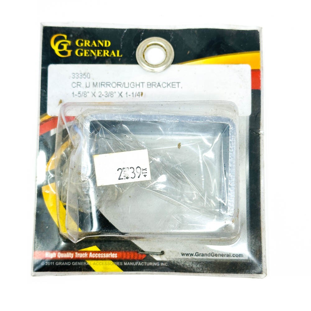 Grand General 33350 U-Shape Mirror & Light Conn Bracket 1-5/8 x 2-3/8 x ...