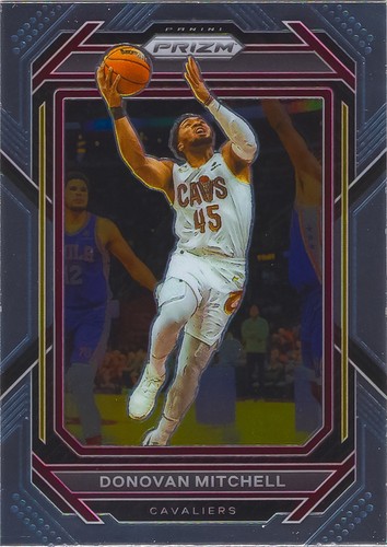 Donovan Mitchell 2022-23 Prizm Basketball Base Card #66 Cleveland ...