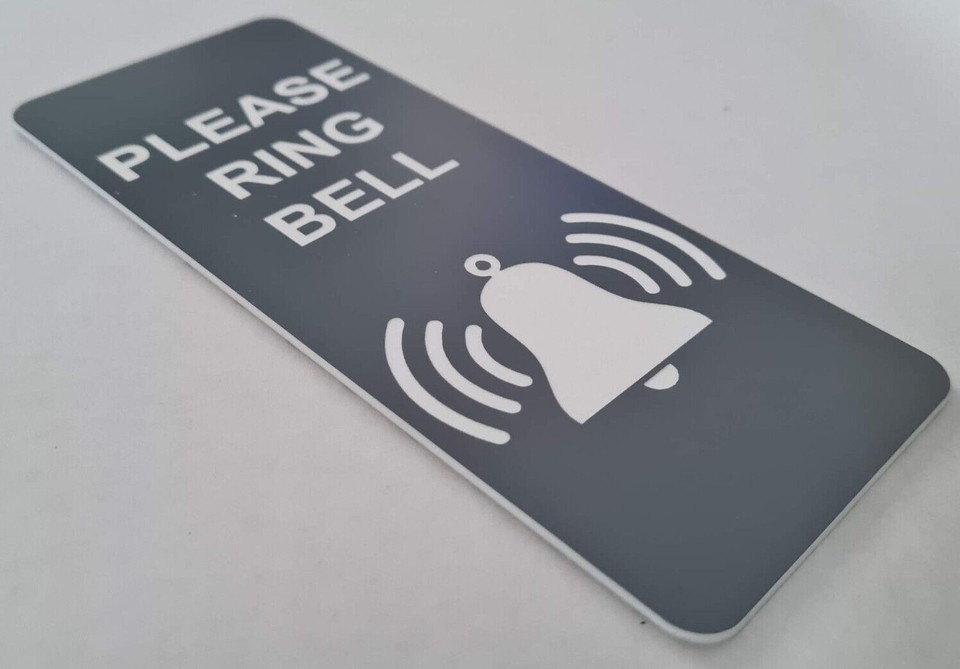 Please Ring Bell Sign Plaque Door Doorbell Ding Dong Buzzer Chime | eBay