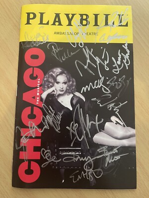 Jinkx Monsoon Signed Chicago Playbill Full Cast Broadway RARE | eBay