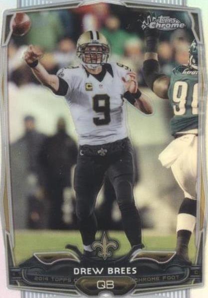 2014 Topps Chrome Mini - Drew Brees #17 Refractor for sale online | eBay