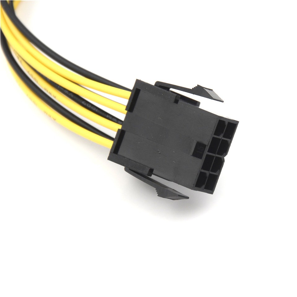 20cm 8 Pin ATX PSU Power Extension Cable Extension Power Cable Power Su ...