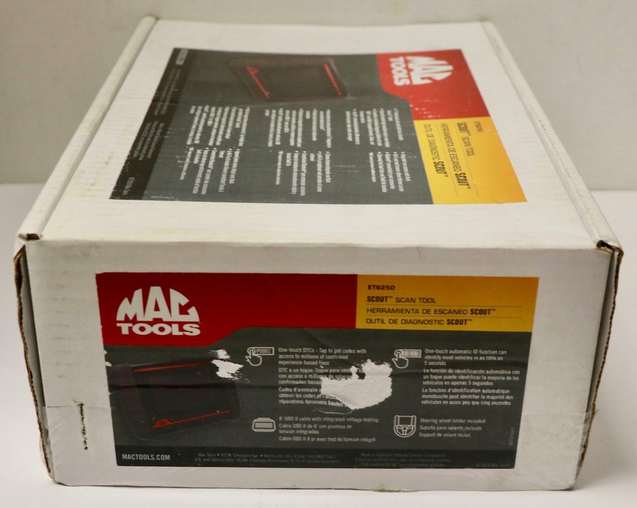 NEW - Mac Tools ET6250 Scout Diagnostic Scan Tool Reader | eBay