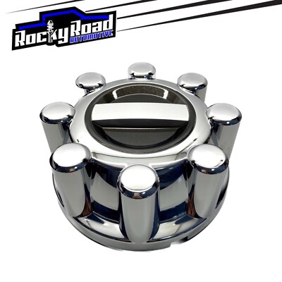 Rear Chrome Center Wheel Hub Cap For 2017-2025 Ford F-250 F-350 Super ...
