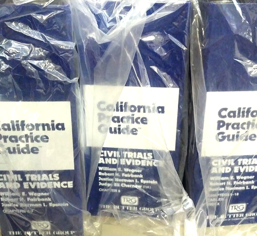 New 2023 Rutter California Practice Guide Civil Trials & Evidence ...