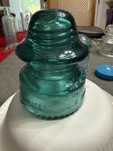 TWO INSULATORS, H.G. CO. PETTICOAT & HEMINGRAY NO. 9 | eBay UK
