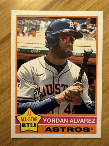 Yordan Alvarez SP Short Print High 2025 Topps Heritage #500 Houston ...