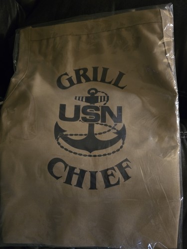 Grill Chief US Navy Grilling Cooking Chef Apron NEW | eBay