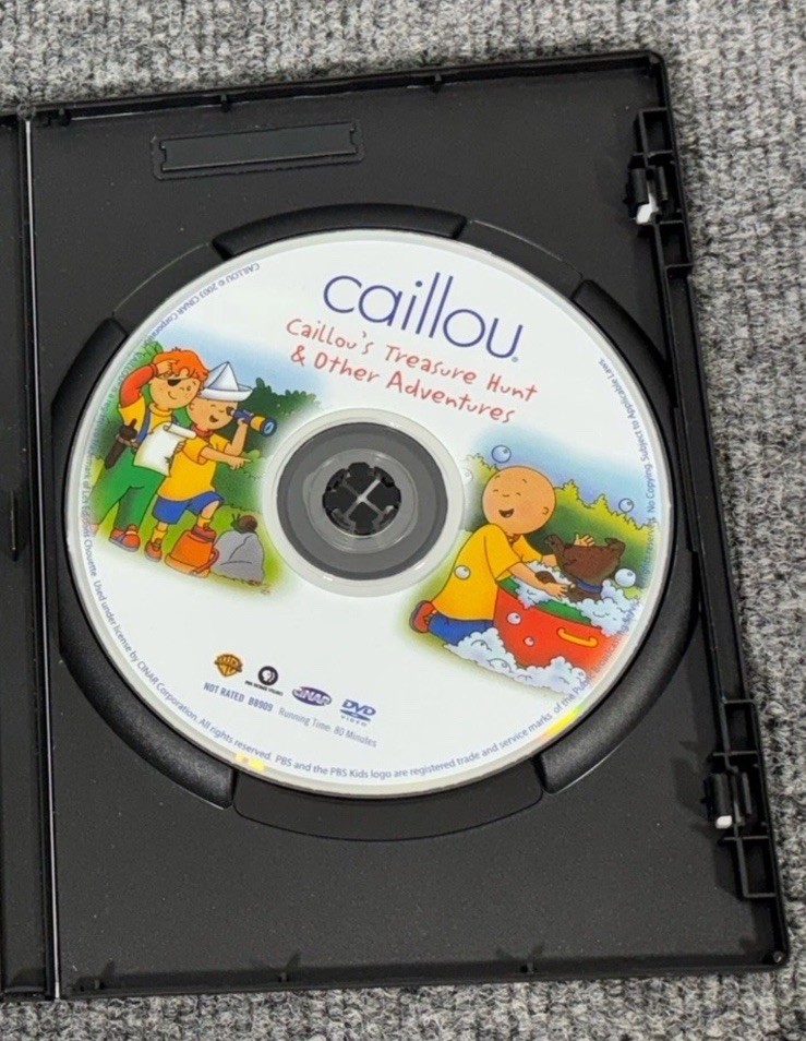 Caillou Volume 5 DVD Caillou's Treasure Hunt & Other Adventures PBS ...