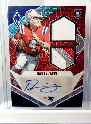 2022 Phoenix Bailey Zappe RPA/25 FOTL Exclusive 4-Color Patch NE ...