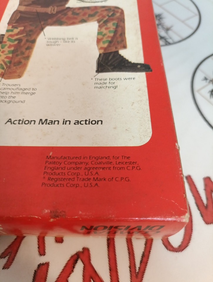 Vintage PALITOY Eagle Eyes ACTION MAN 1978 Combat Division Soldier ...