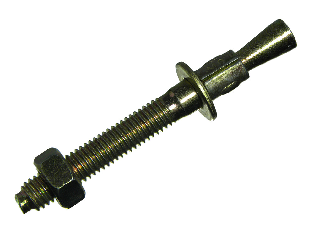 New 100 X Through Bolt Expanding Wedge Anchors M8 10mm 75mm Passivated ...