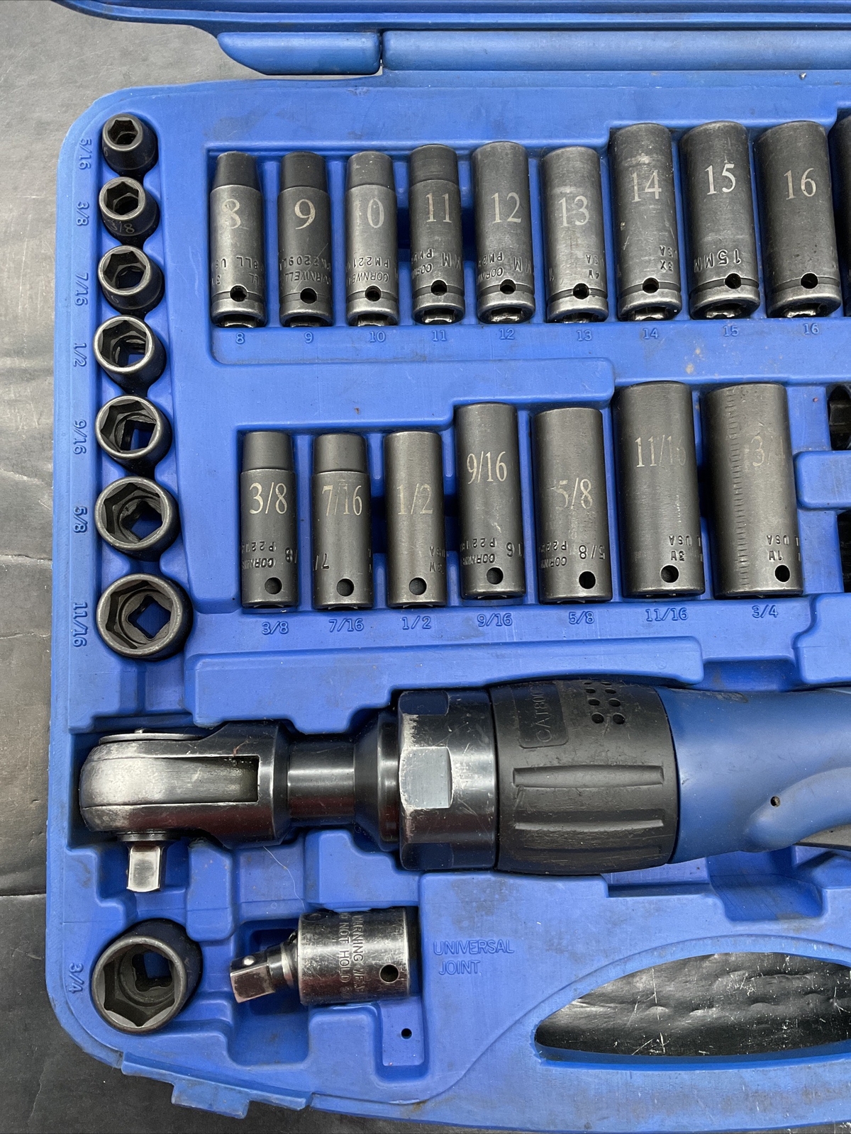 Cornwell Tools Socket Set 3/8” Dr. Power Super Metric/SAE Deep And ...