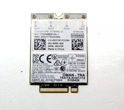 Dell Latitude 5420 5424 7424 Snapdragon X20 4G LTE Wireless Card ...