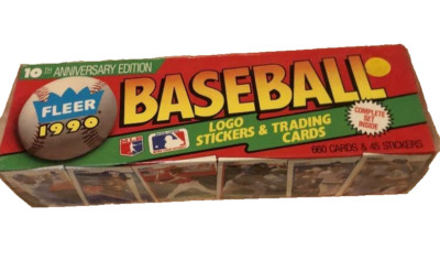 1990 FLEER BASEBALL LOGO STICKER TRADING CARDS COMPLETE SET factory ...