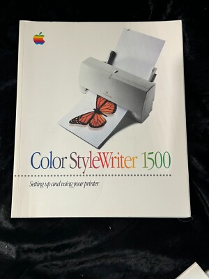 Apple Color Stylewriter 1500 Printer Setting Up and Using Your Printer ...