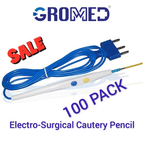 100pcs Disposable Cautery Pencil Electro Surgical Pencil Single Use ...