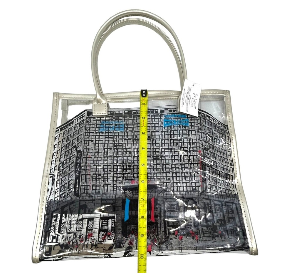 Takashimaya Times Square Clear Acrylic Shopping Tote Bag City Scene ...