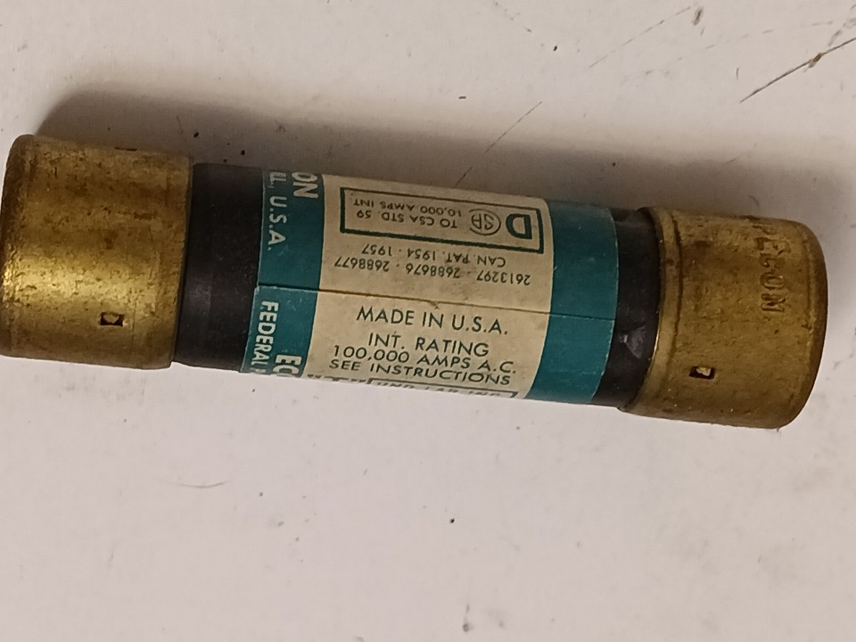 econ 60 amp 250 volt ECN 60 ECN60 class K9 dual element fuse time delay ...