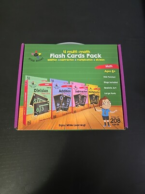 Multi Math Flash Cards Pack | eBay