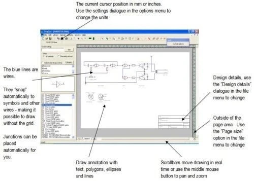 Electrical PCB Circuit Diagram schematic drawing design CAD Software ...