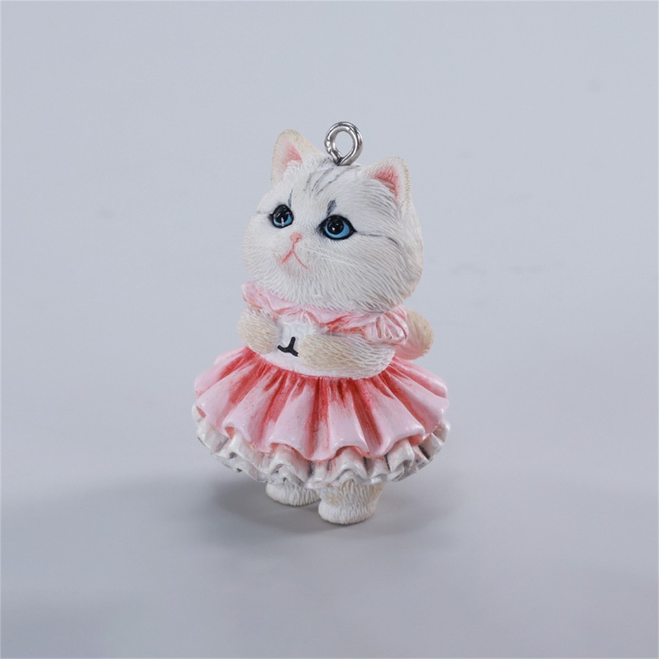 JXK Sweet Mew Cat Model Pendant Animal Collection Toys Gift Decoration ...