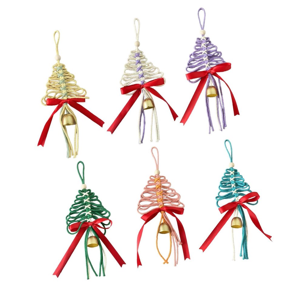 Christmas Tree Pendant Christmas Decor with Bell for Wall Bedroom ...