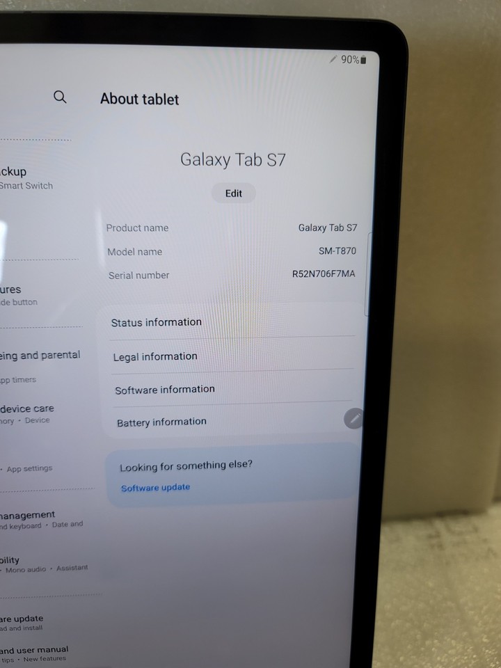 Samsung Galaxy Tab S7 SM-T870 128 GB, Wi-Fi, 11 in - Mystic Black | eBay