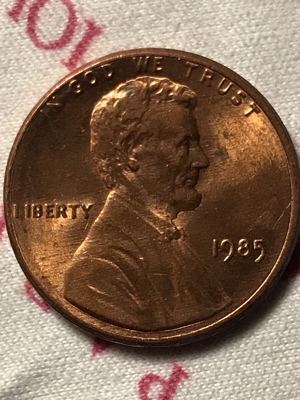 1985 Double Die Penny